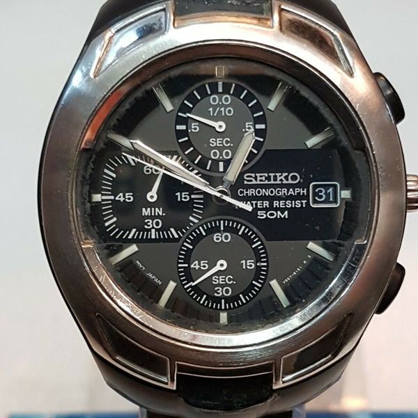 VINTAGE SEIKO V657-6120 CRONOGRAPH QUARTZ WATCH. | WatchCharts Marketplace