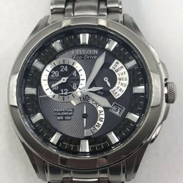 Mens Citizen Eco-Drive Calibre 8700 Chronograph S Steel Watch E870 ...