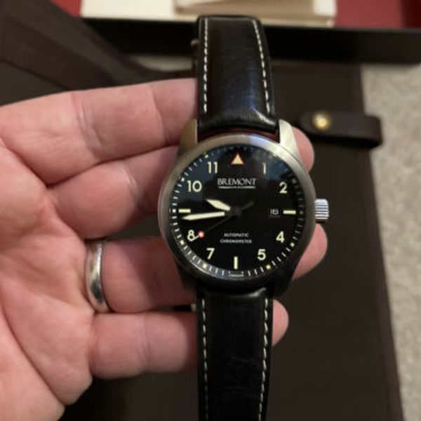 Bremont Solo 43mm Black Dial. Box And Paperwork | WatchCharts Marketplace