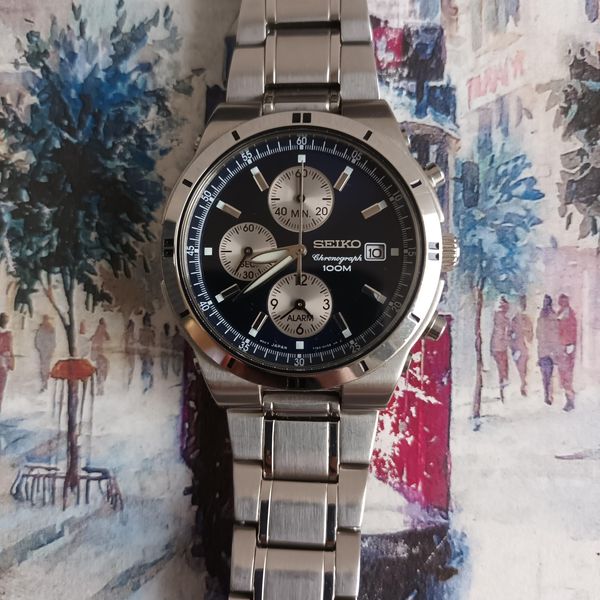 [WTS] Seiko Reverse Panda Quartz Chronograph | WatchCharts Marketplace