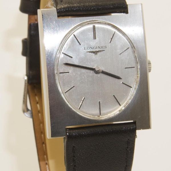 Vintage Longines Gents Slimline Stainless Mechanical Watch 8099.5 Cal ...