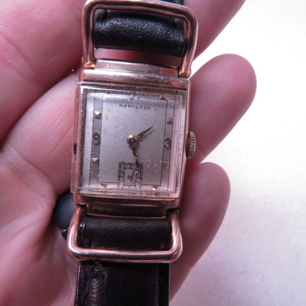 Vtg Hamilton Watch Men 14K Gold Filled PARTS OR REPAIR | WatchCharts ...