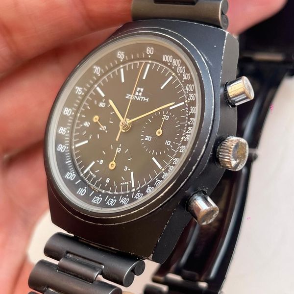 Vintage Zenith Chronograph 146HP Manual Military Very Rare Men Watch ...