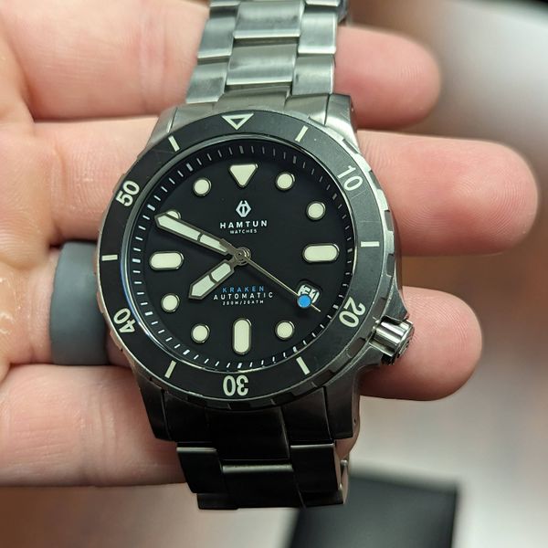 [WTS] Hamtun Kraken H2 - Sellita - titanium - Sapphire - matte ceramic ...