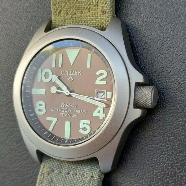 Citizen "Ray Mears" Promaster Tough Eco-Drive with genuine strap ...