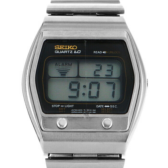 SEIKO JAMES BOND 007 RETRO DIGITAL ALARM 24H QUARZ HERREN UHR A031-5019 ...