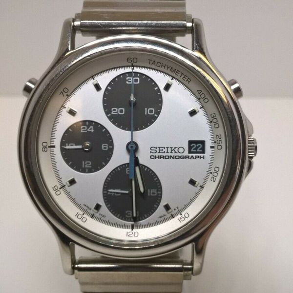 Very Rare Early Production Seiko SBBZ001 7T27-6A00 Panda Quartz Chronograph | WatchCharts ...