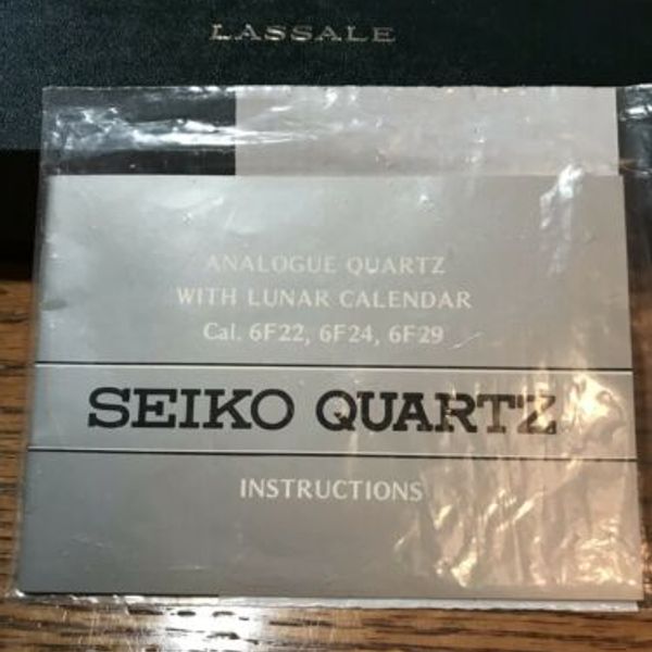 SEIKO CF22,6F24,6F29 INSTRUCTION MANUAL | WatchCharts