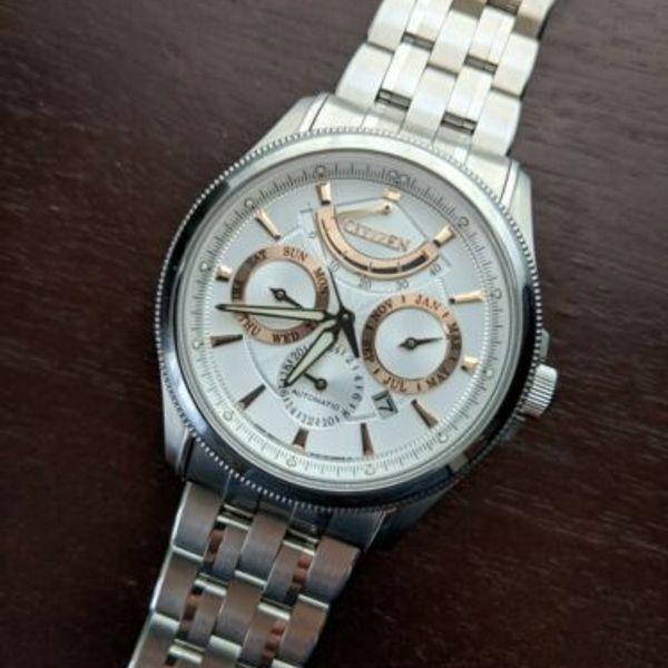 Citizen signature Collection Grand Classic Stainless Steel Automatic ...