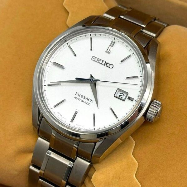 SEIKO PREGAGE SARX055 TI snow flake mens analog Automatic Silver ...