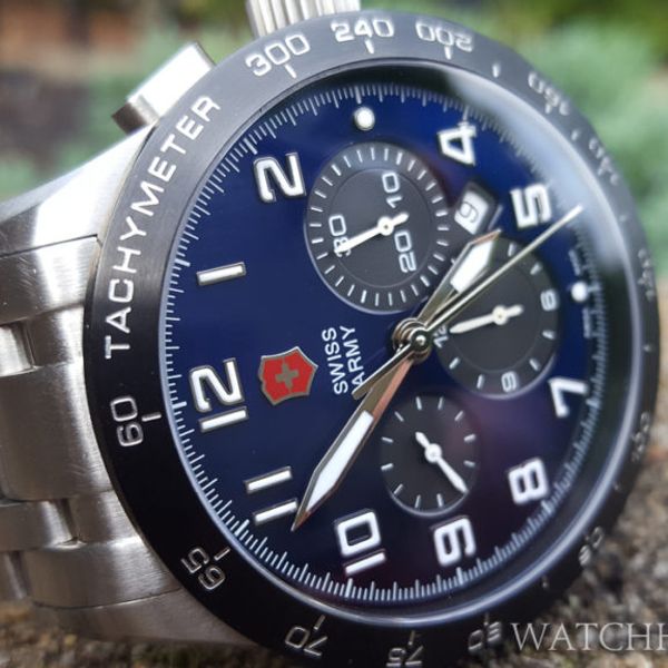 FS: SWISS ARMY VICTORINOX LIMITED EDITION DIAL SUNBURST BLUE MACH 6 118 ...