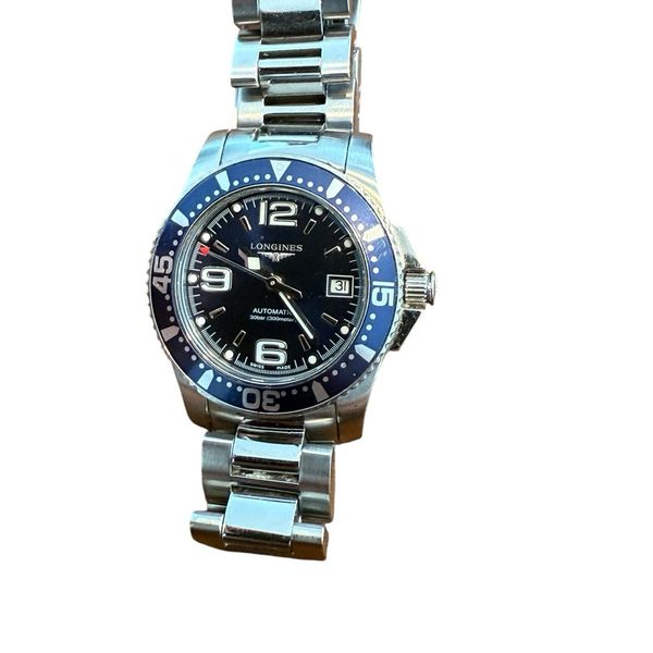 Longines Watch Ladies Steel With Blue Blade Automatic Ringing Good 30mm ...