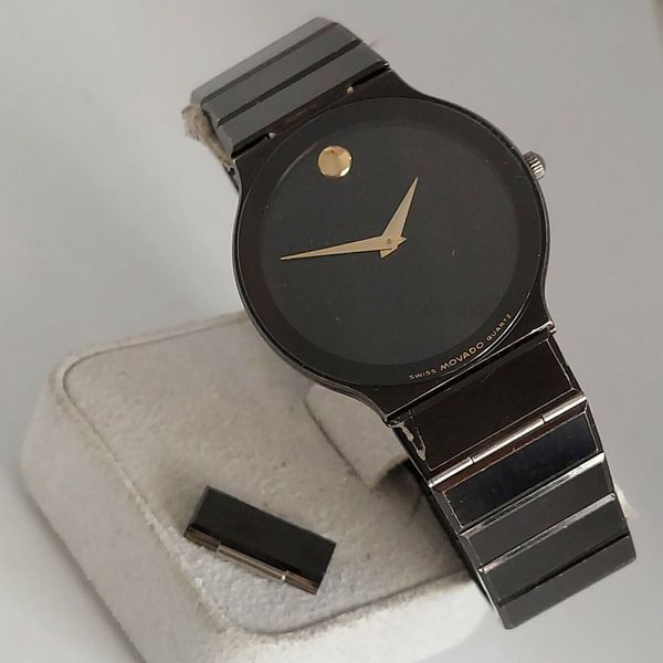 CLASSIC! Movado Quartz Watch All Steel Swiss Made 84.C6.880.2A Size ...