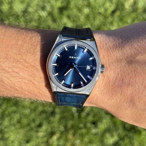 [WTS] 2022 Zenith Defy Classic Blue Dial Titanium 95.9000.670 Watch ...