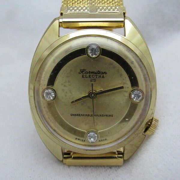 NOT THE VERY RARE HAMILTON 'ELECTRA 25' DIAMOND DIAL GENTS WATCH ...