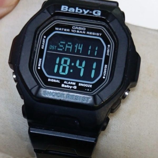 Casio Baby-G Square Design Shock Resistant Black Color Digital Watch BG ...