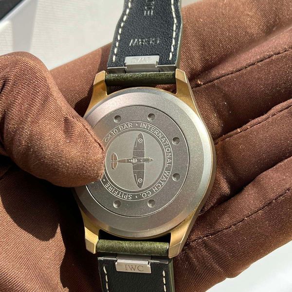 FS: IWC Spitfire Bronze Green dial | WatchCharts Marketplace