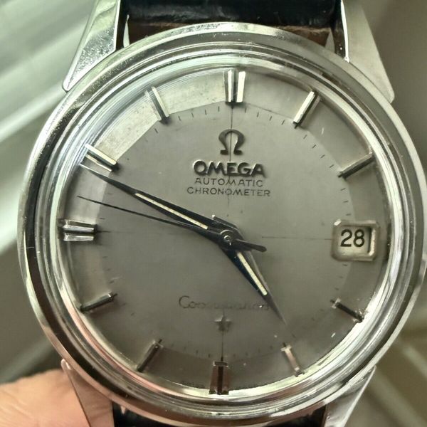 Omega Constellation Chronometer PiePan Automatic SS 34mm Wristwatch ...