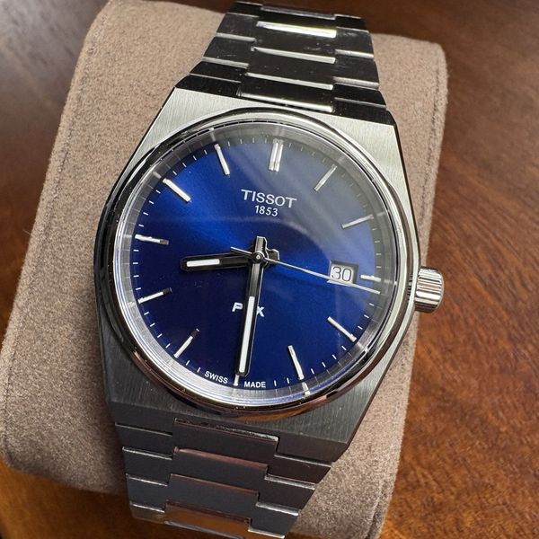Tissot 35mm PRX Blue Quartz Watch | WatchCharts Marketplace
