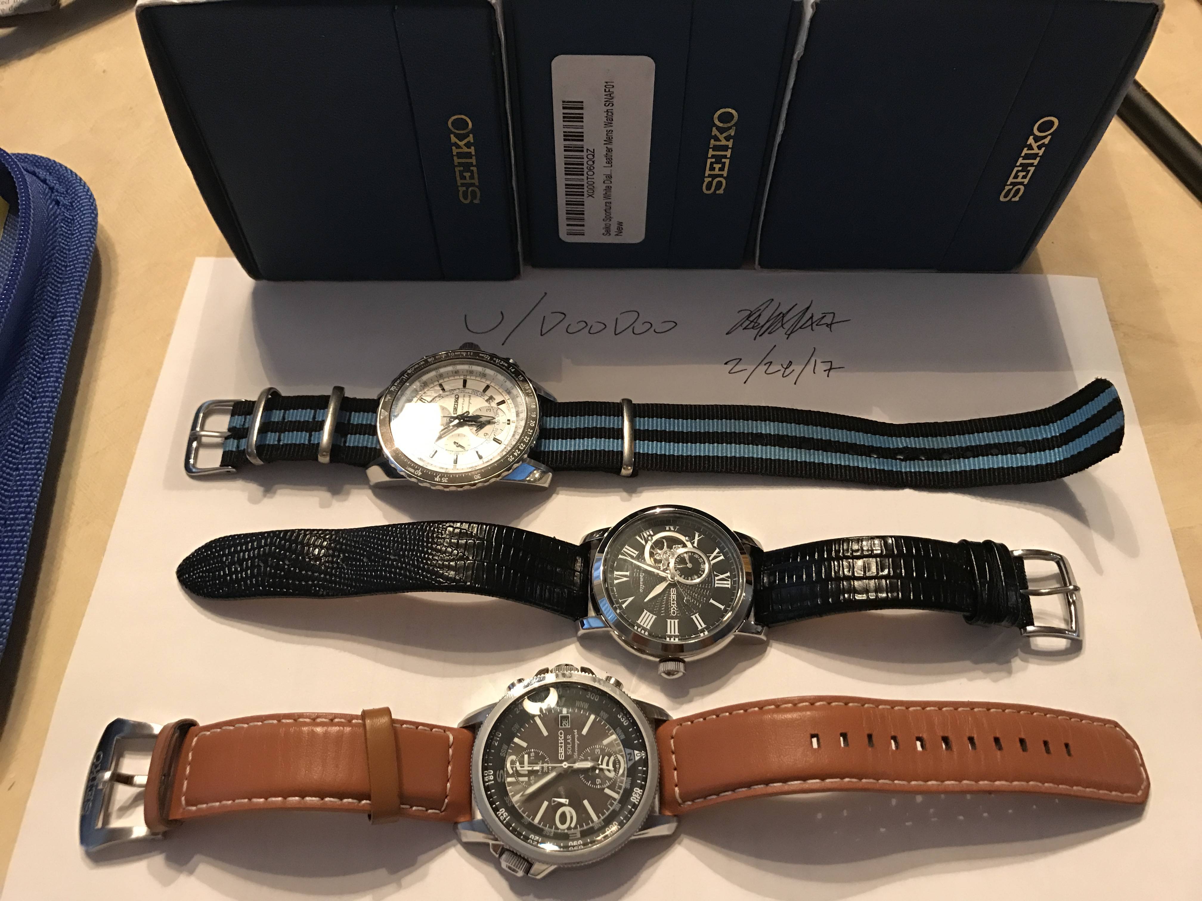[WTS] Seiko Affordables - SSC081, SNAF01, SSA233 | WatchCharts Marketplace