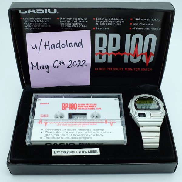 [WTS] Casio BP-100 - Blood Pressure Monitor Watch | WatchCharts Marketplace