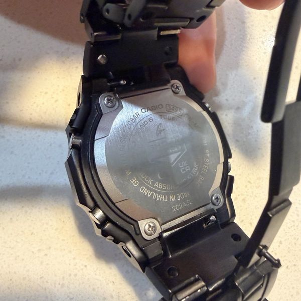 Custom Casio G-Shock GW-M5610U Black Mecha Mod â Stainless Steel Strap ...