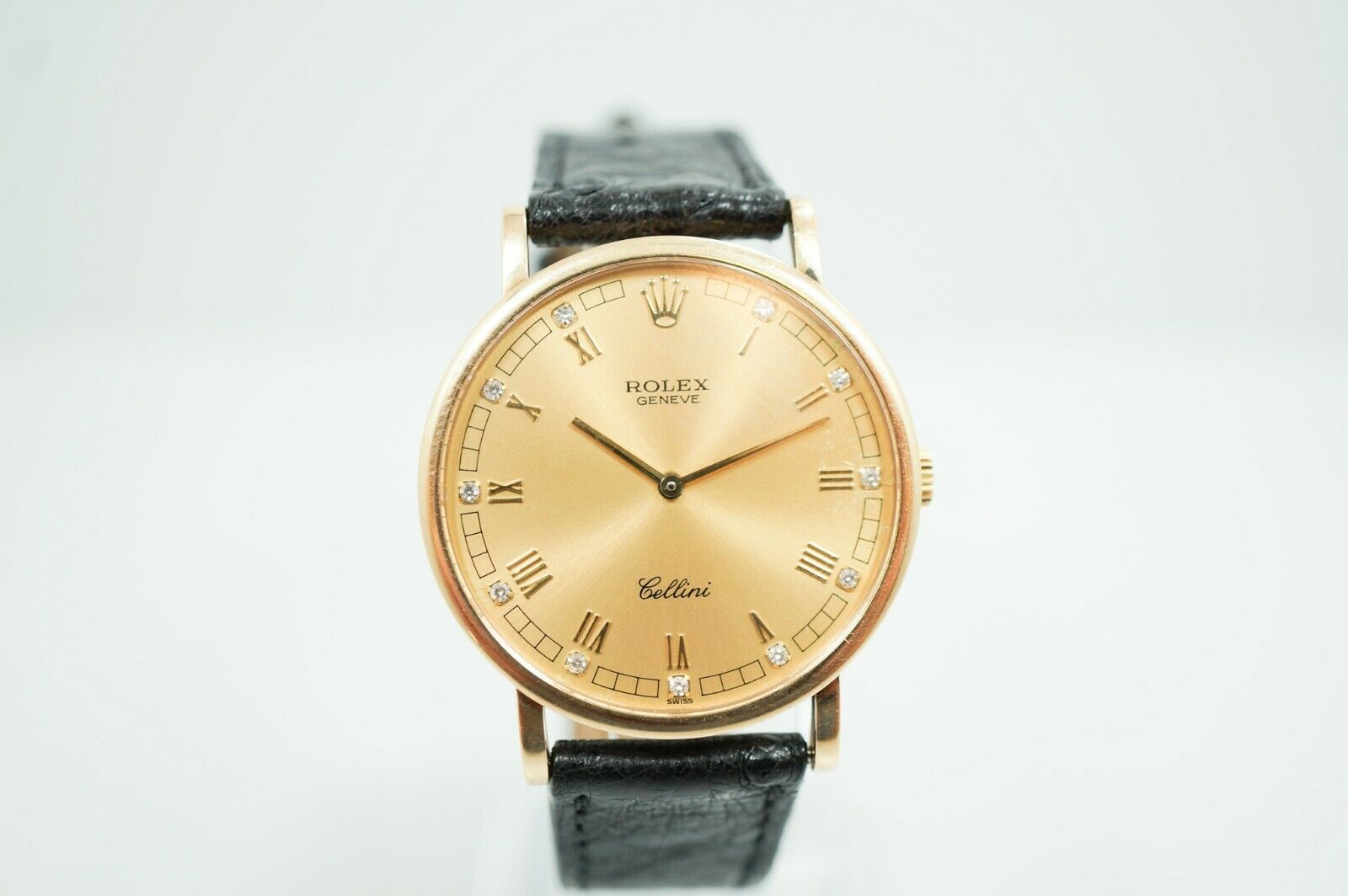 Genuine Rolex 5112 Cellini 1995 18K Yellow Gold Diamond Dial | WatchCharts