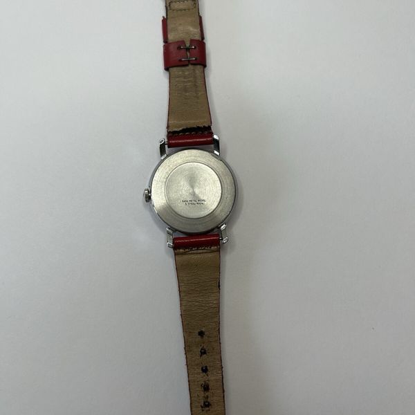 RARE Red Vintage Timex Snoopy Floating Tennis Ball Action Manual Wind ...