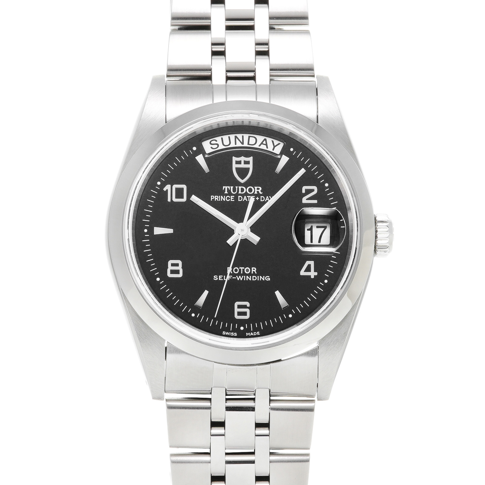 [Used] Tudor / Tudor TUDOR Prince Date Day 76200 Black Men's Watch ...