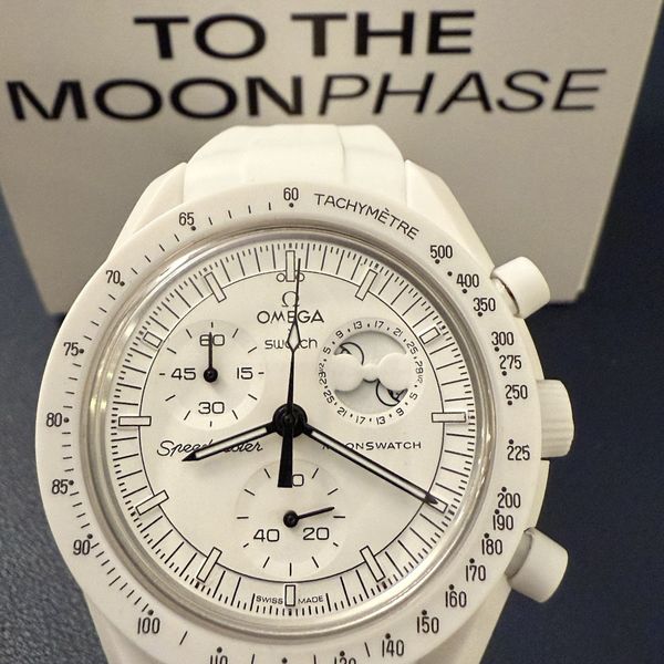 Swatch x Moonswatch Mission To The Moonphase - Full Moon (White ...