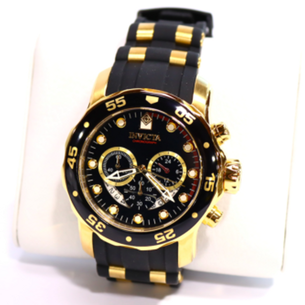 Invicta 6981 Men s 6981 Pro Diver Analog Swiss Chronograph Polyurethane ...