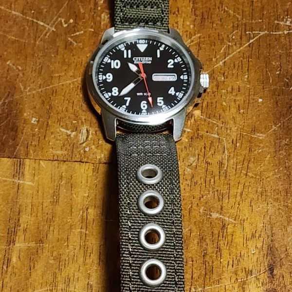 Citizen Garrison 37mm Military Field Style Watch Eco Drive ...