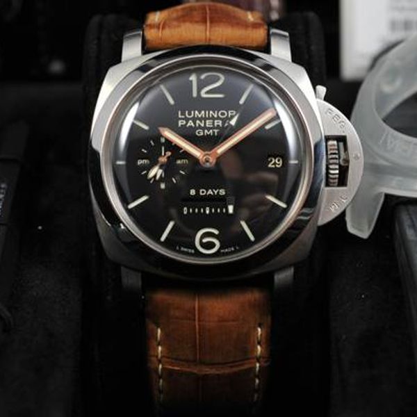 FS: Panerai (PAM) 233 Luminor GMT 1950 44mm Travel Watch Plus Straps ...