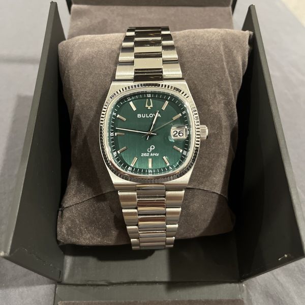 Bulova Super Seville Precisionist Quartz Green Dial Men's Watch ...