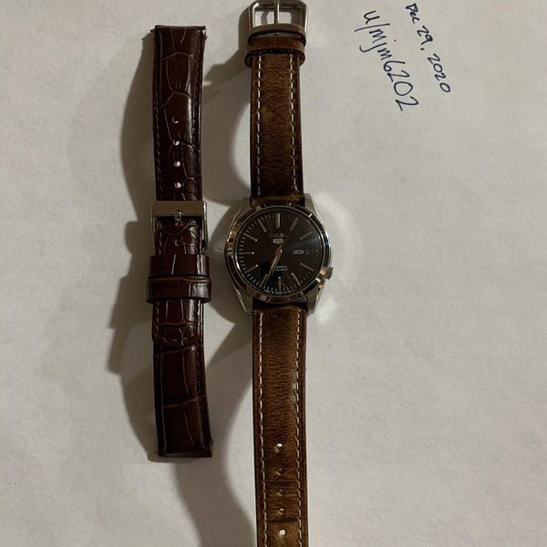 [WTS] Seiko 5 SNKL45 w/sapphire & 2 leather straps | WatchCharts