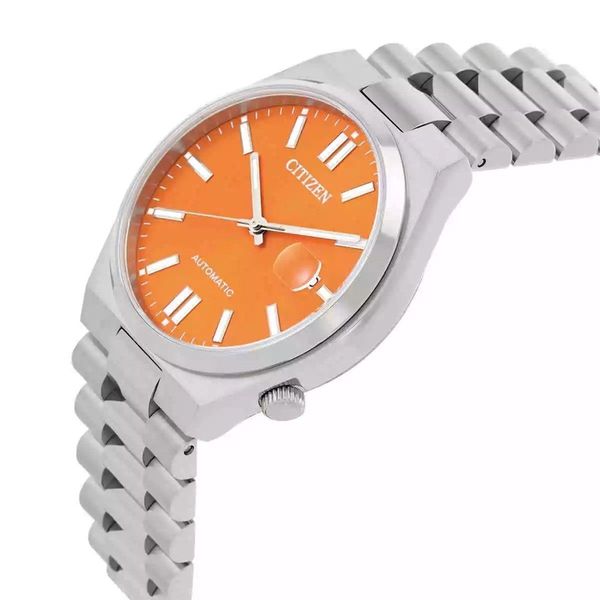 Citizen Tsuyosa Stainless Steel Orange Dial Automatic NJ0151-88Z Men's ...