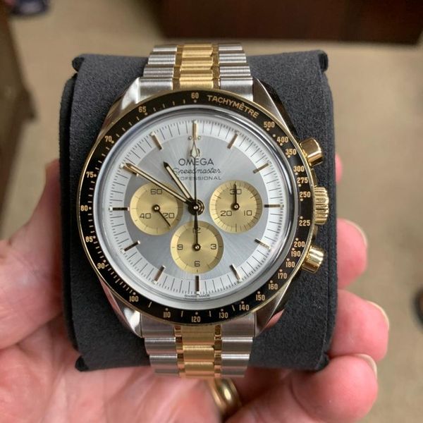 FS: Omega Speedmaster Two tone, NEW model. 310.20.42.50.02.001, mint ...