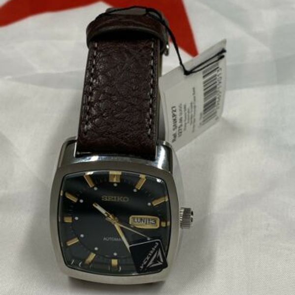 Seiko Recraft Men's Automatic Brown Calf Strap Watch SNKP27 No Box Free ...