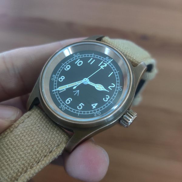 [WTS] Custom Bronze Field Watch | WatchCharts Marketplace