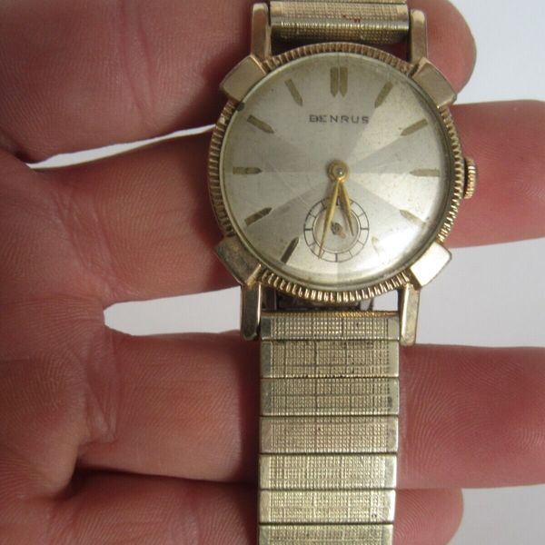 Vintage Benrus Mechanical Men's Watch, Stretch Band (Works ...