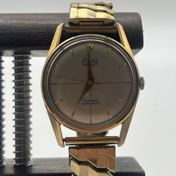 VINTAGE STOWA PARAT S 17 RUBIES MENS WATCH FIXOFLEX MANUAL WINDING (1) | WatchCharts Marketplace