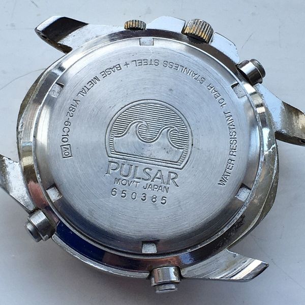 2000s Gents Pulsar (Seiko) Y182-6C10 Chronograph 100m Wristwatch. Spares Repairs | WatchCharts ...