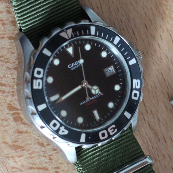 FS Casio submariner homage $50 OBRO shipped CONUS | WatchCharts Marketplace