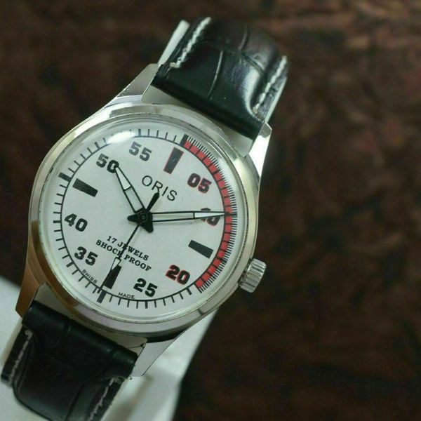 Vintage Oris Hand Wind 17 Jewels ST- 96 Mechanical Men's Wrist Watch ...