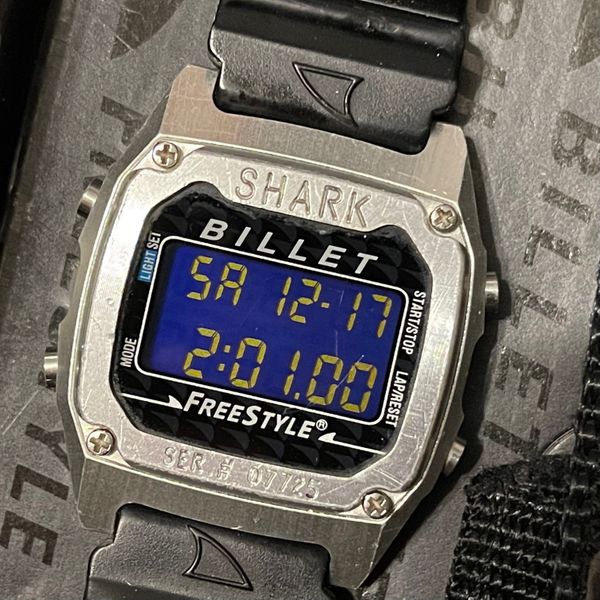 [WTS] Freestyle Shark Billet Aluminum Machined Case Digital Surf Watch ...