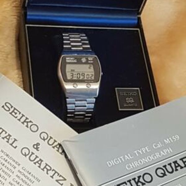 Vintage Seiko Quartz LC Chronograph M159-5029.with Original Box And ...