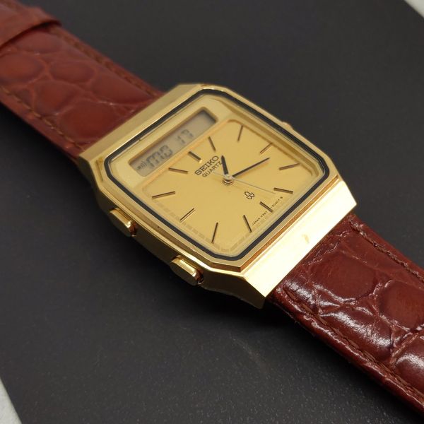 Mens Seiko H357-5000 Dual Display Watch. Working. Nice Condition ...