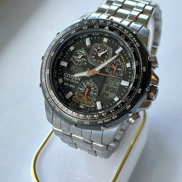 Citizen Skyhawk AT Eco-Drive WR 200 Radio Controlled U600-S041341 New ...