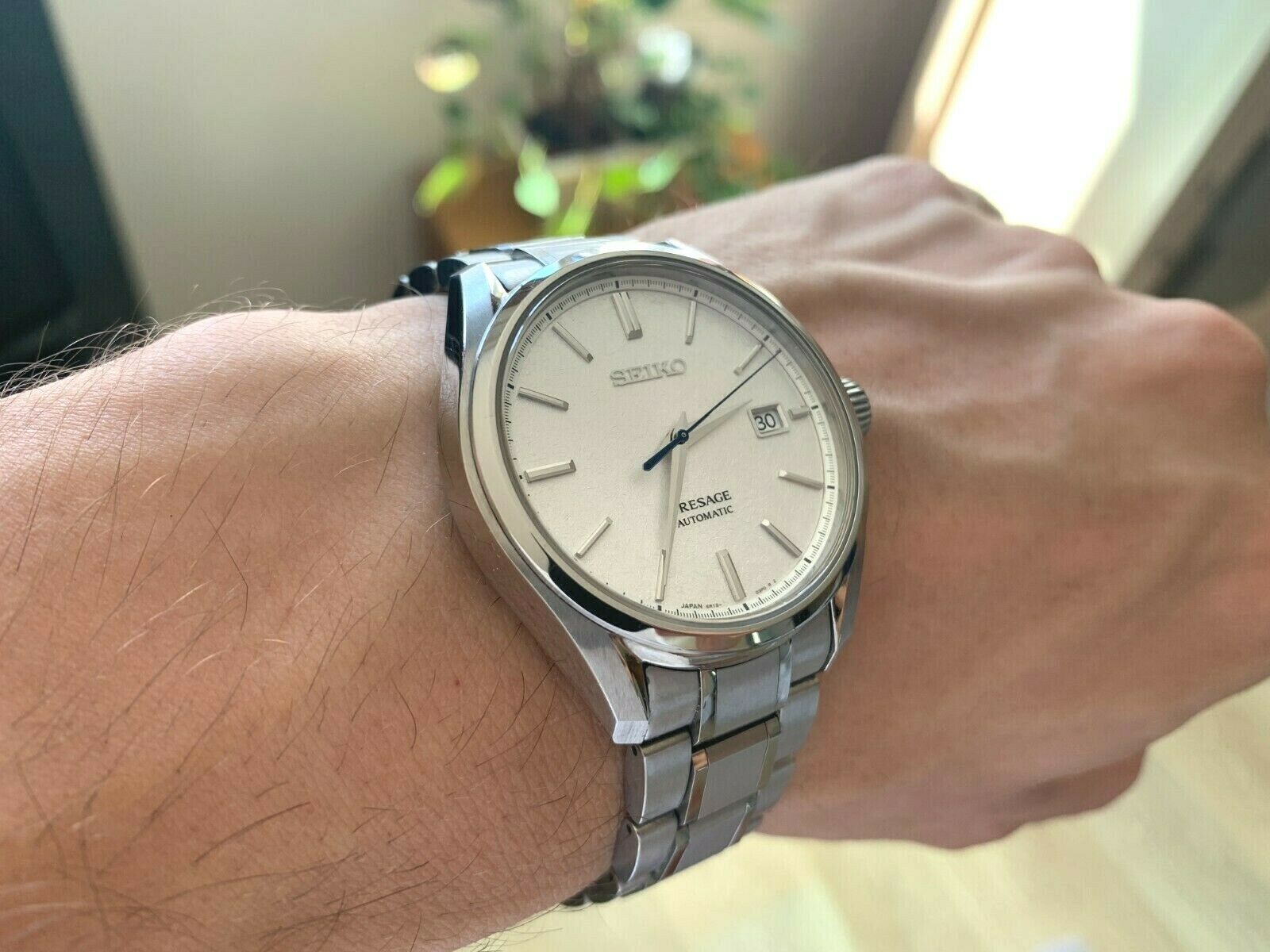 Seiko Presage "Baby Grand Seiko Snowflake White" SARX055 JDM Watch ...