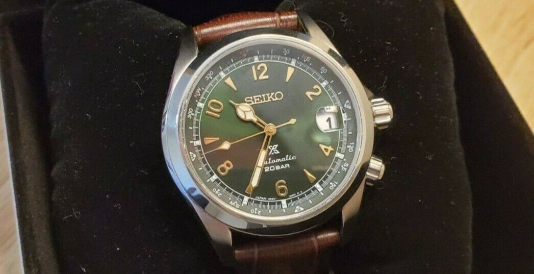 Seiko Prospex "Alpinist" SPB121 with green dial, beautiful condition ...